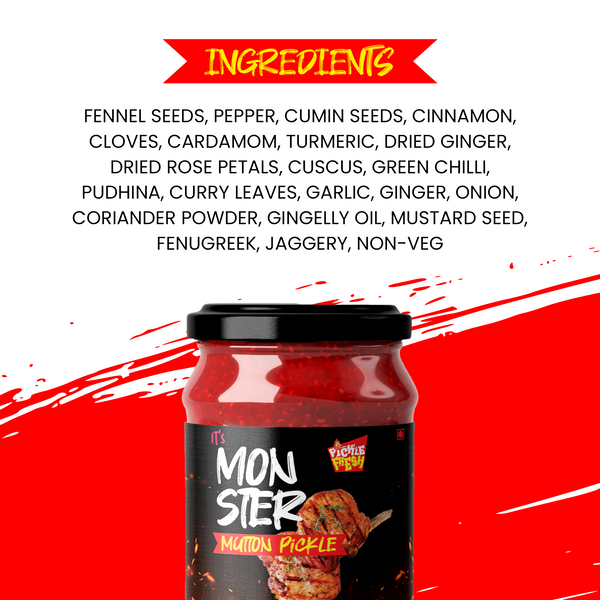 Monster Mutton Pickle Online - Boneless | PickleFresh – PIckle fresh